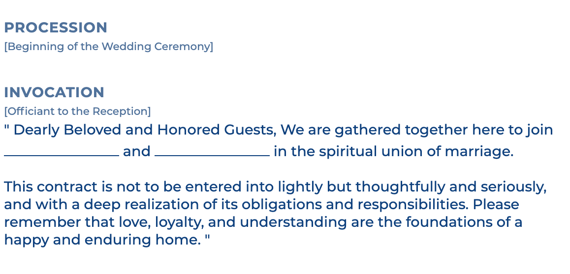 How to write a non-religious secular wedding ceremony script - You Can ...