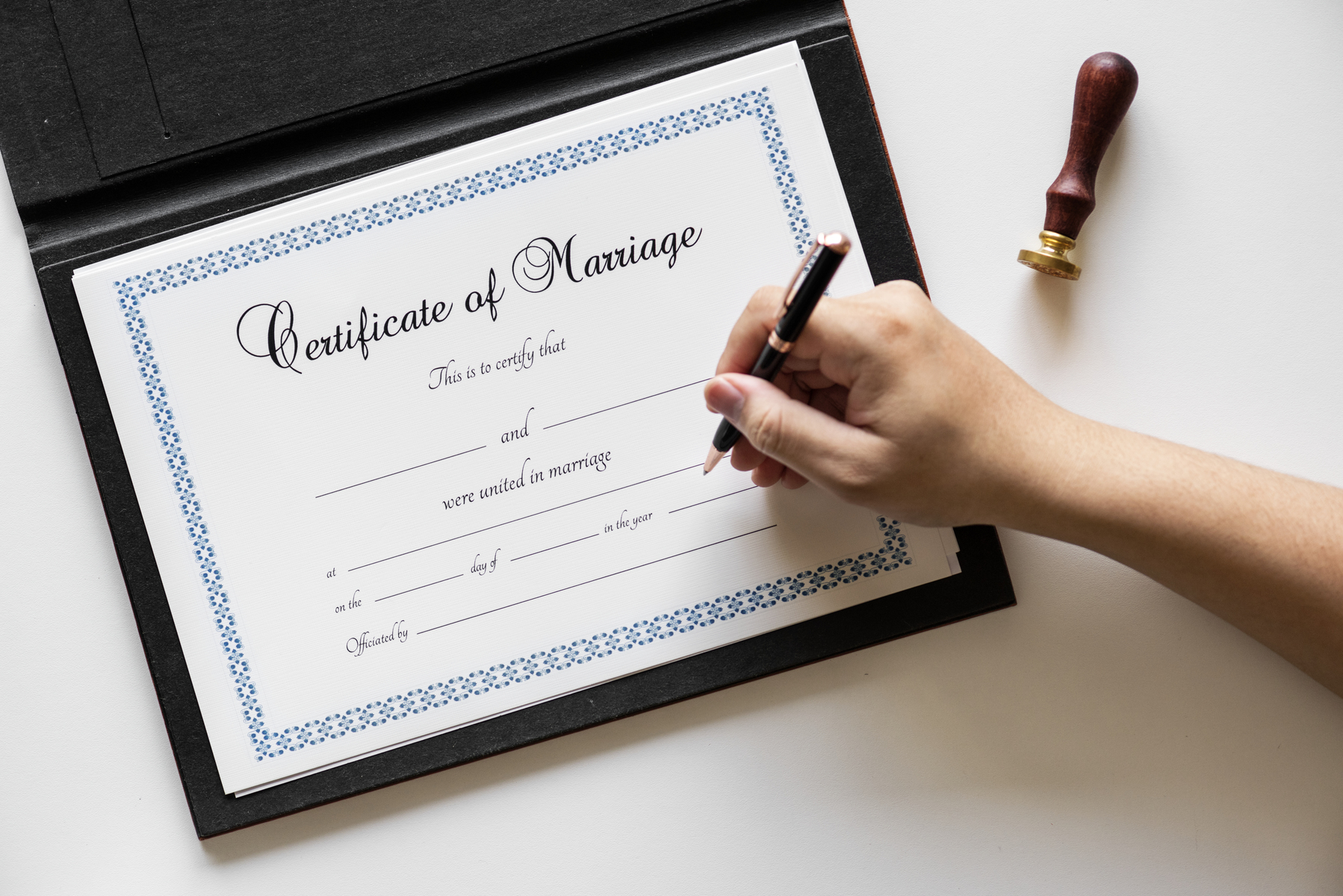 How to Complete a Marriage License - You Can Officiate